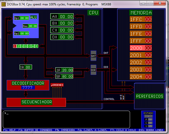 Arquitectura de software: COMO REALIZAR EMULACIÓN EN MSX88