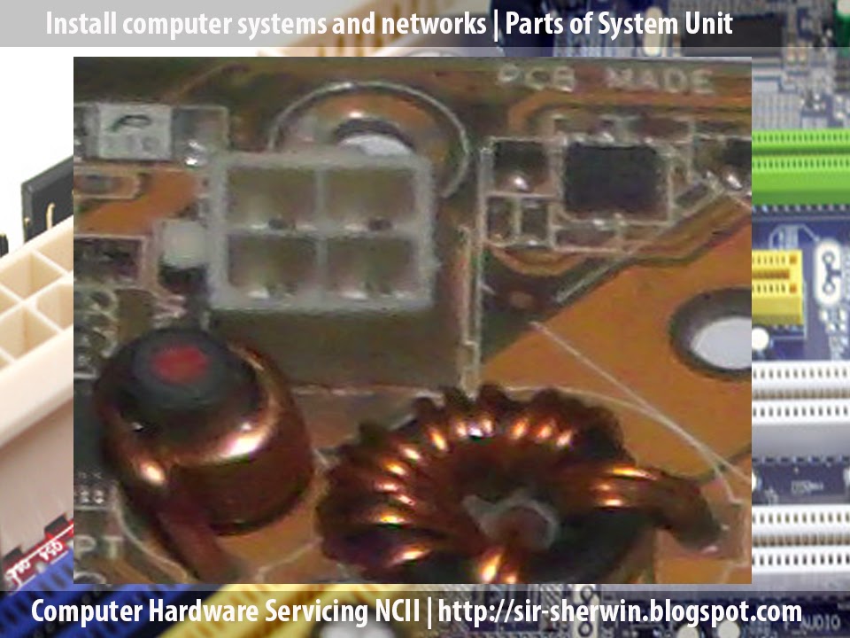 Sir Sherwin's Computer Tutorial: PARTS OF A MOTHERBOARD