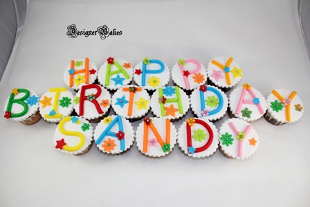 Designer Bakes: ALPHABET CUPCAKES!