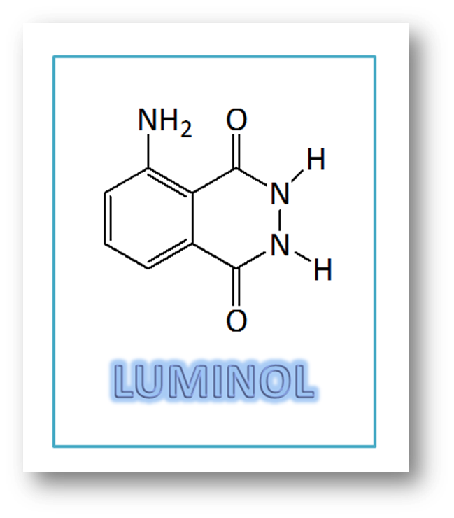 CLUSTER - divulgación científica: Quimioluminiscencia 3: Luminol