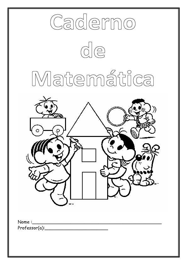 Educar X: Capas para caderno de matemática