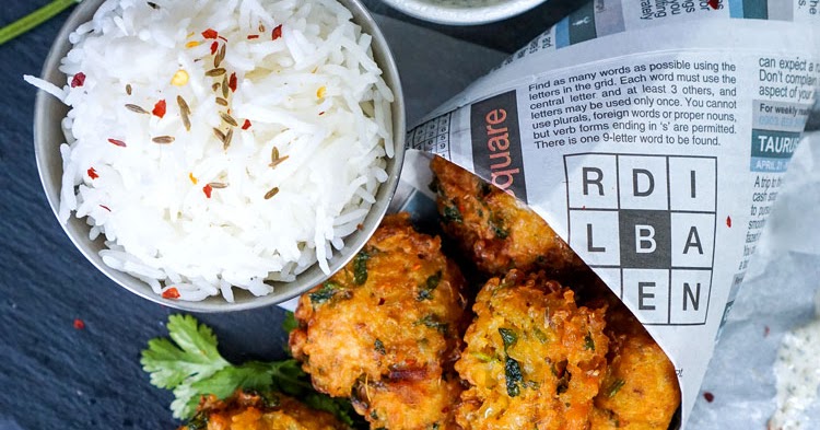 Rice Pakora Recipe Left over Rice Recipe Pakora Recipe | Hungry for Goodies