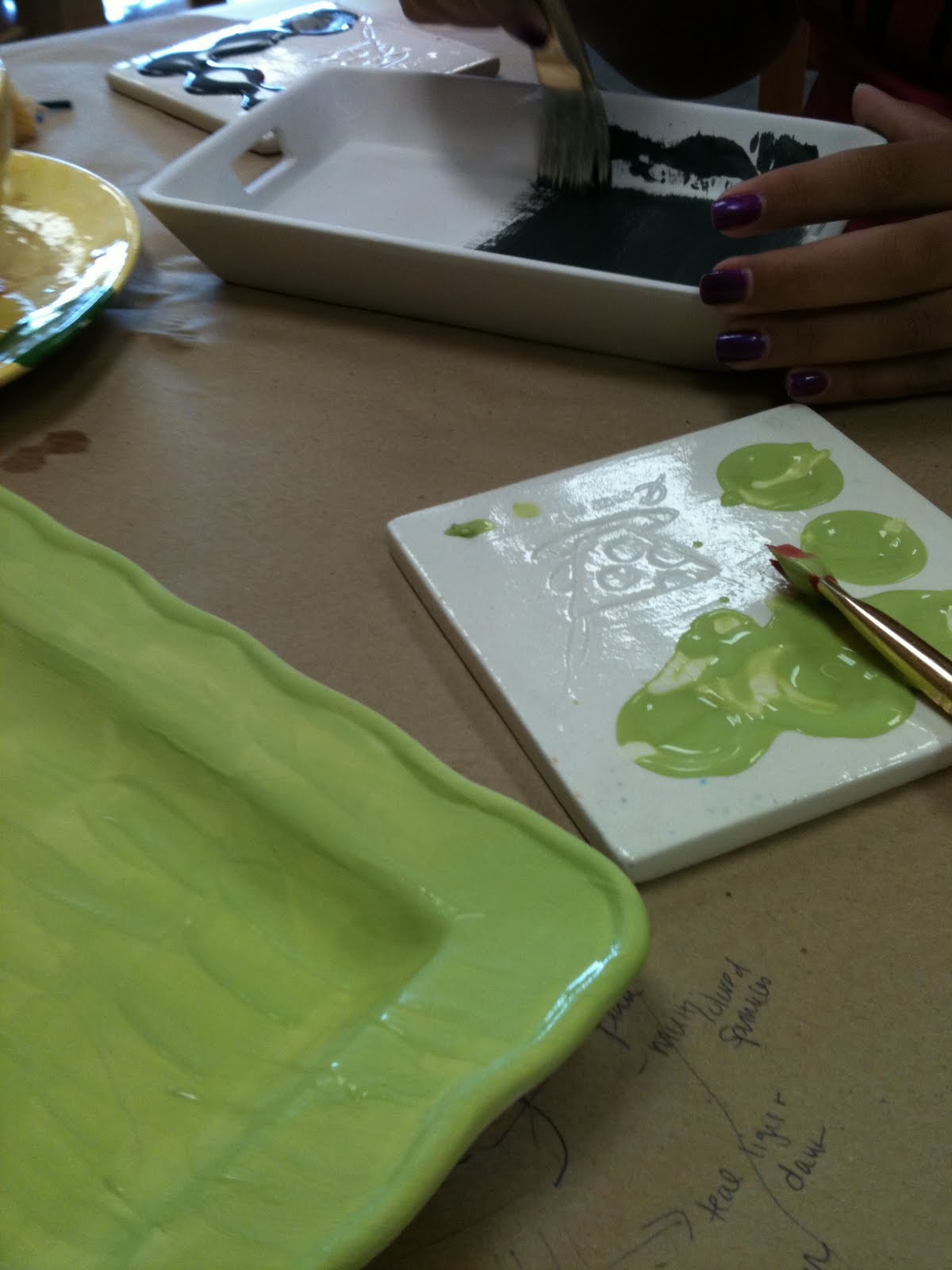 A Dozen Years Later: An Afternoon at Color Me Mine