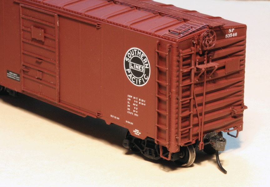 modeling the SP: Small modeling project: upgrading an SP box car