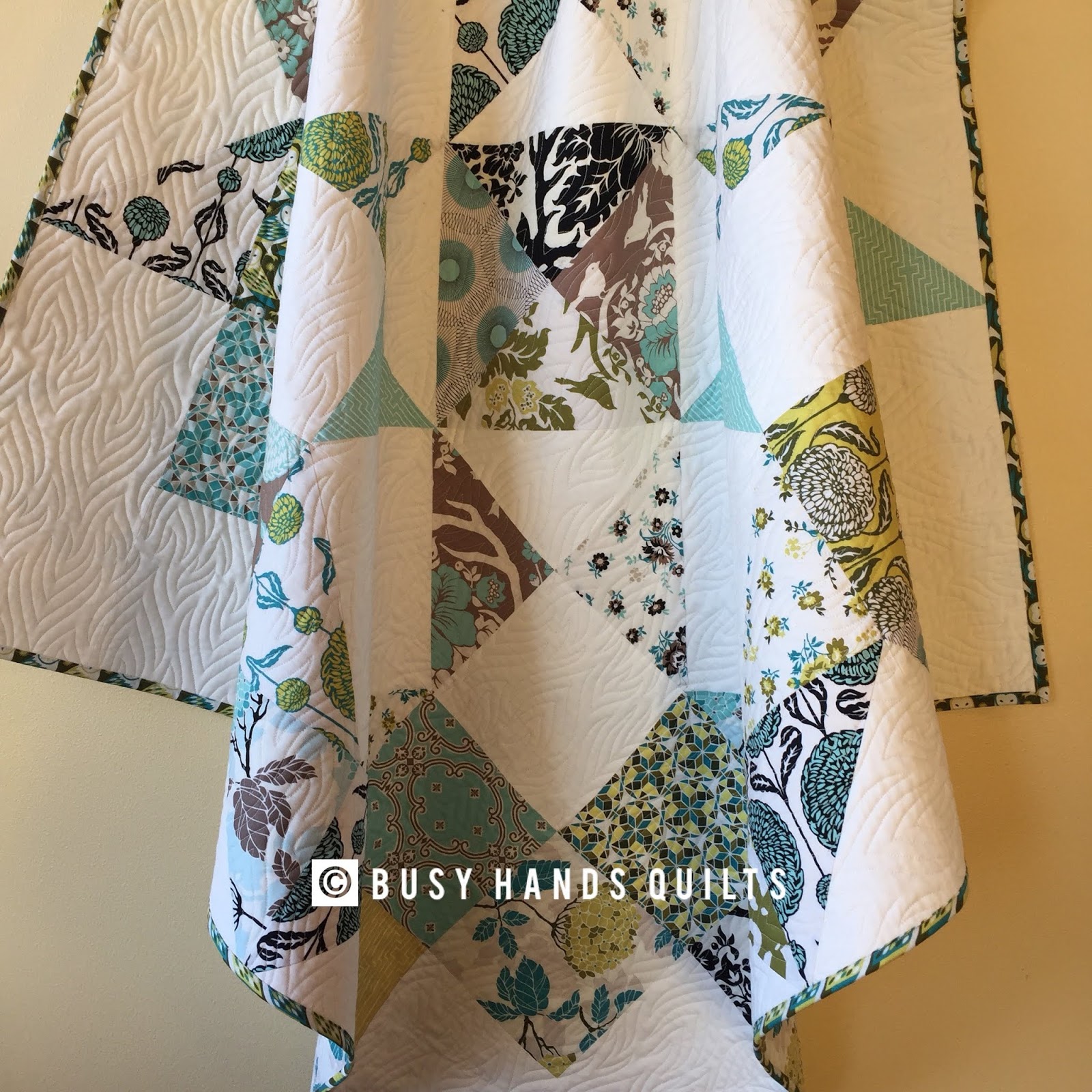 Busy Hands Quilts: Moda Love Layer Cake Lap Quilt in Birch Farm ...