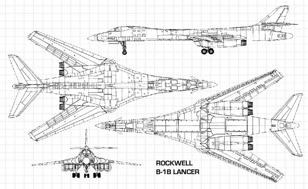 SI VIS PACEM, PARA BELLUM: Il bombardiere strategico Rockwell B-1 Lancer