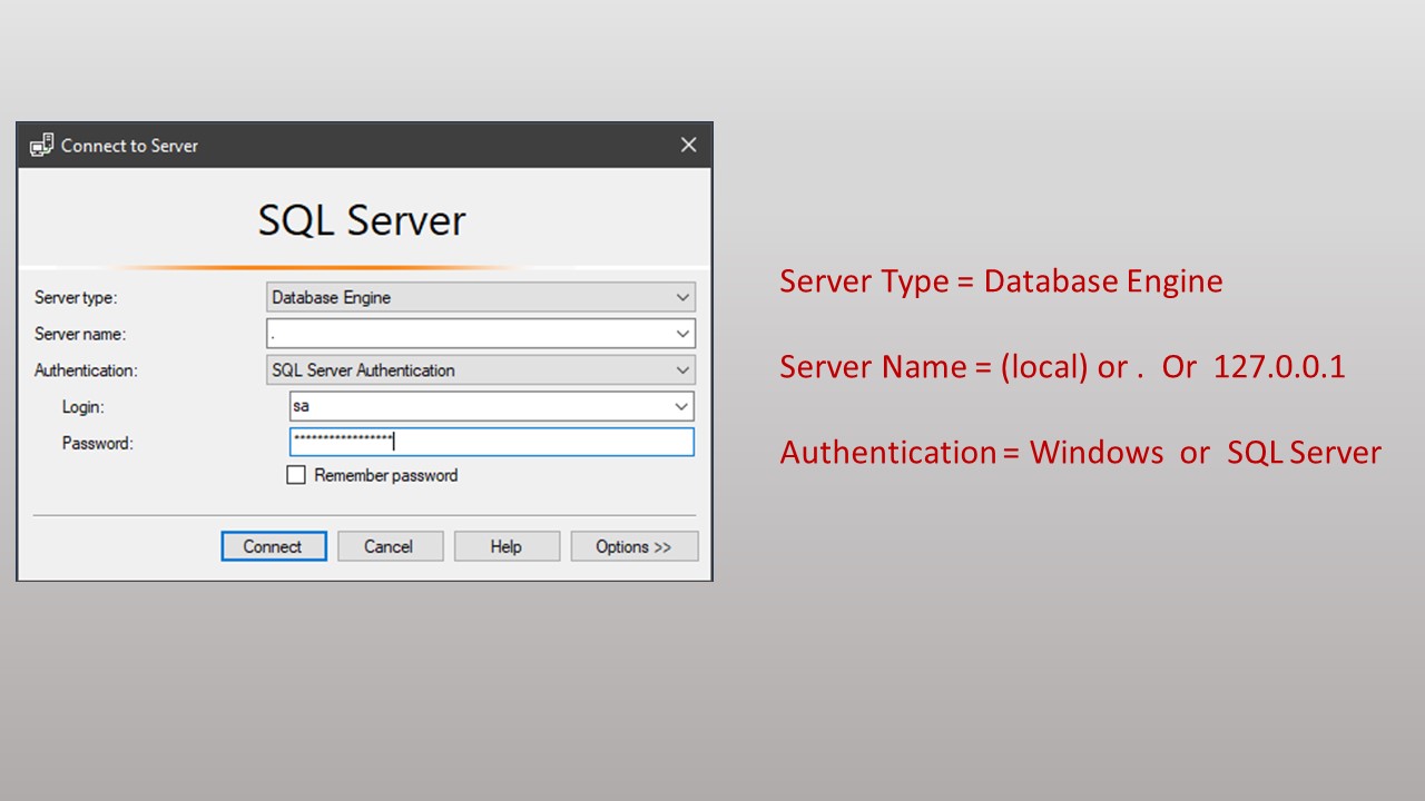 Techno Compile : What is Database || What is SSMS || Connecting to SQL ...