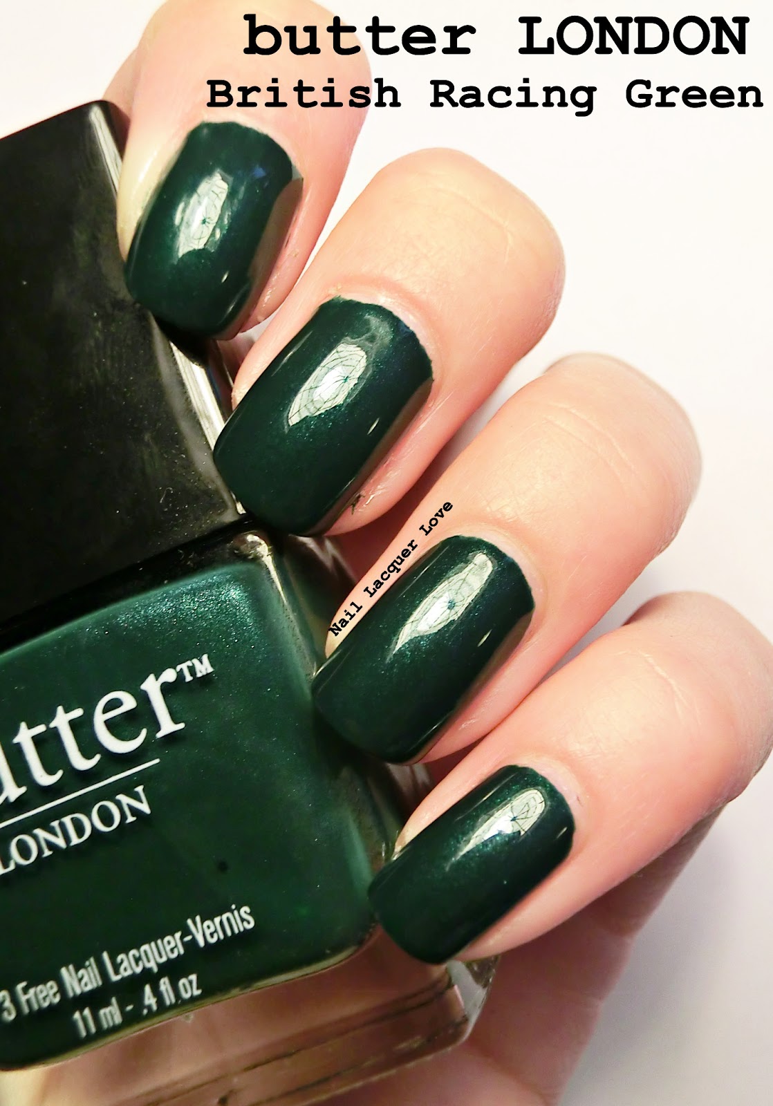 Nail Lacquer Love: Butter LONDON British Racing Green