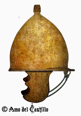 AMO DEL CASTILLO: La panoplia del guerrero hispánico. Los yelmos