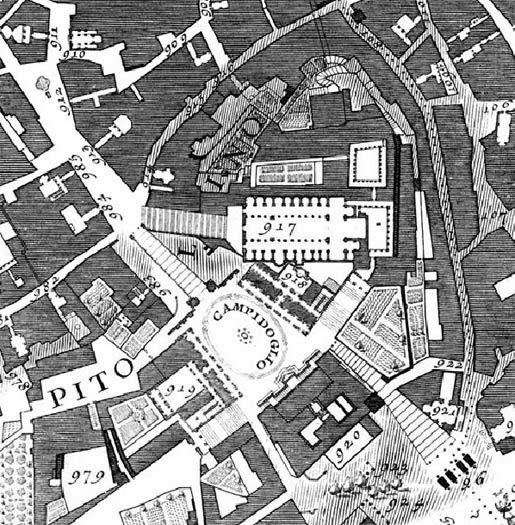 Plano Plaza Del Campidoglio