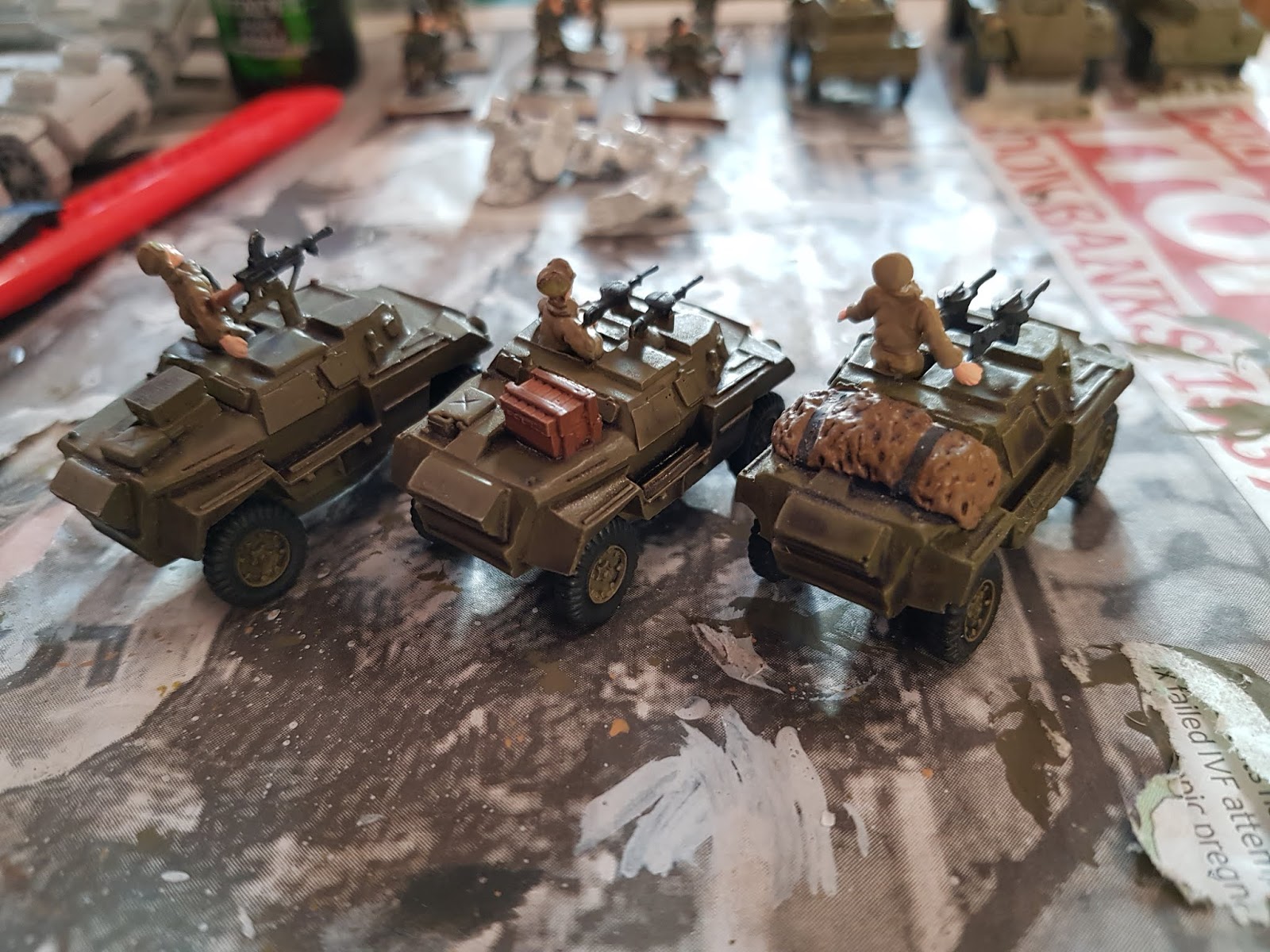 sediment's wargame blog: 20mm WW2 British recce vehicles