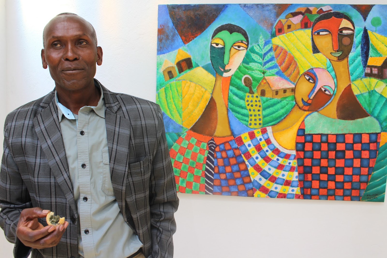 Kenyan Arts Review: JAMES MBUTHIA, PAINTER OF PASTORAL PEACE