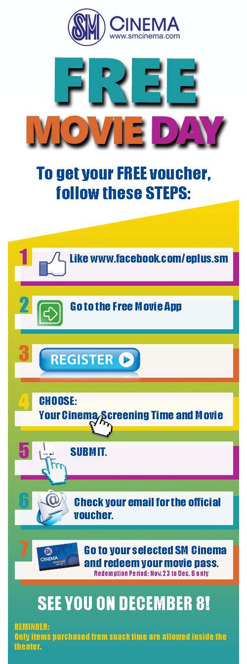 FREE MOVIE DAY: SM Cinemas Grand Movie Blow out Nationwide ~ Travel ...