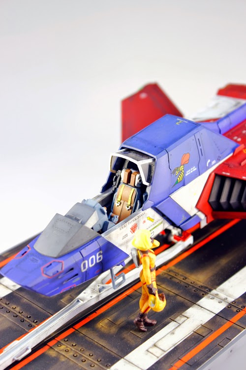 GUNDAM GUY: U.C. Hard Graph: 1/35 FF-X7 Core Fighter - Diorama Build
