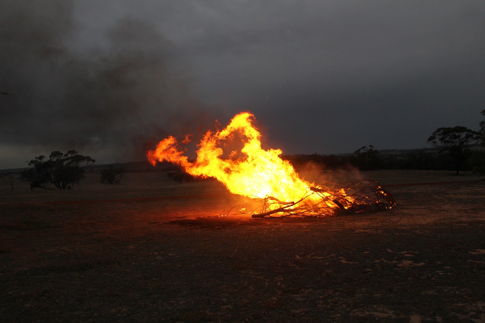 Life In The Country...: Fire, Wind And Rain.