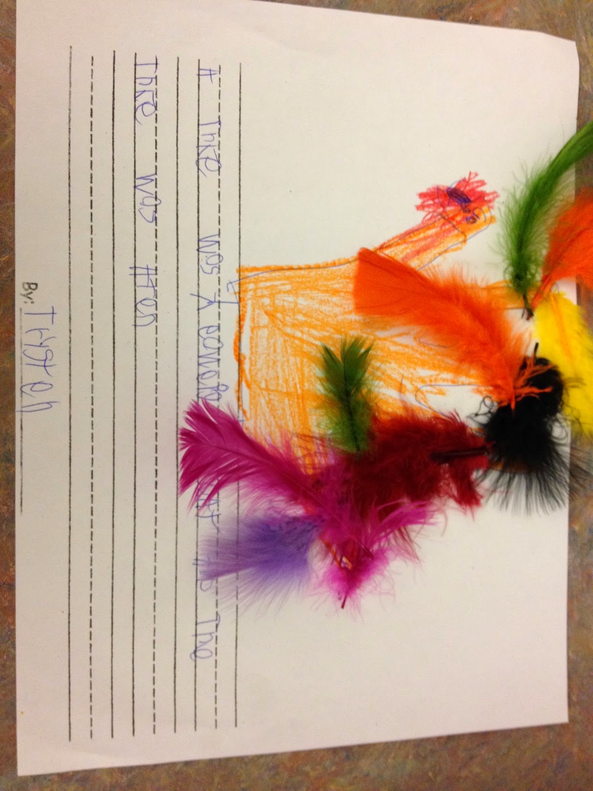 Miss Van Maren's Fantastic First Grade: Hand Turkey Writing