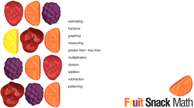 E is for Explore!: Fruit Snack Math
