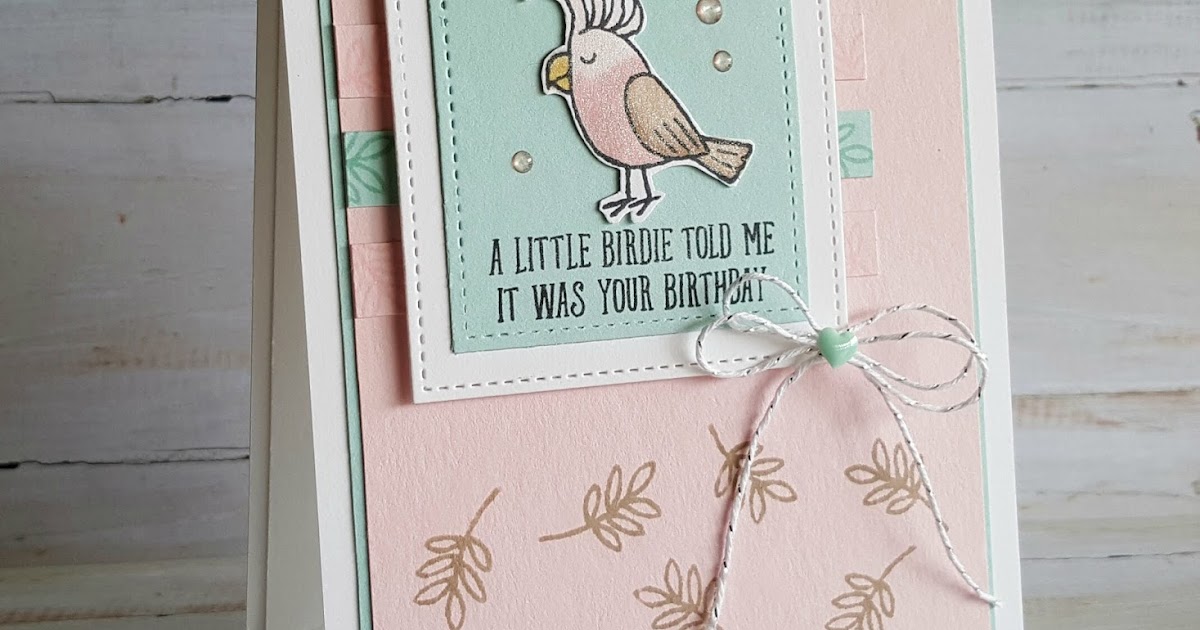 Carussell Crafts: A little birdie told me.....