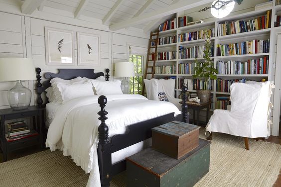 Eye For Design: Bedroom Libraries For Book Lovers