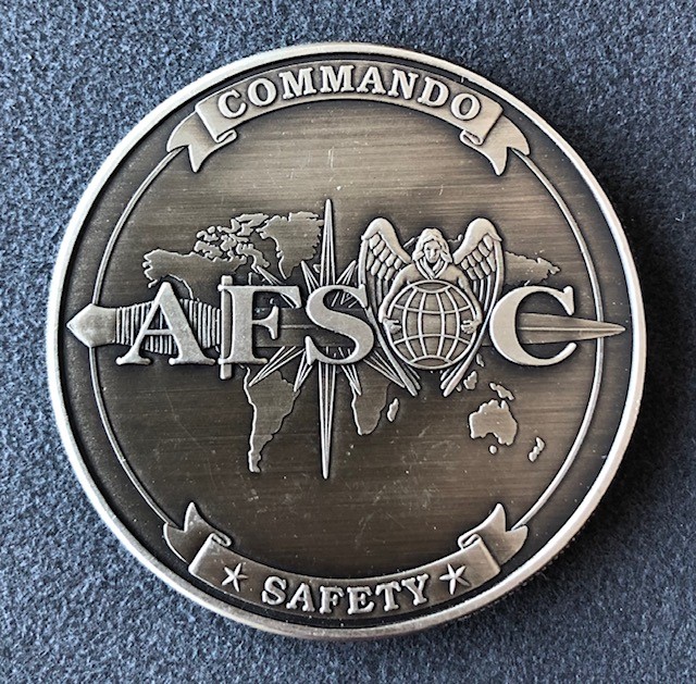THE USAF RESCUE COLLECTION: USAF AFSOC / Commando Safety Challenge Coin