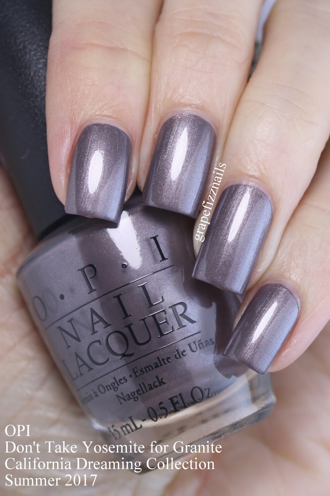 Grape Fizz Nails: New OPI California Dreaming Collection for Summer 2017