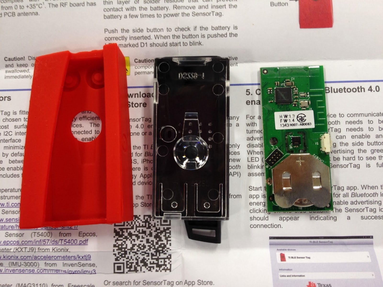 OBDNマガジン: TI CC2541 SensorTag Development Kit