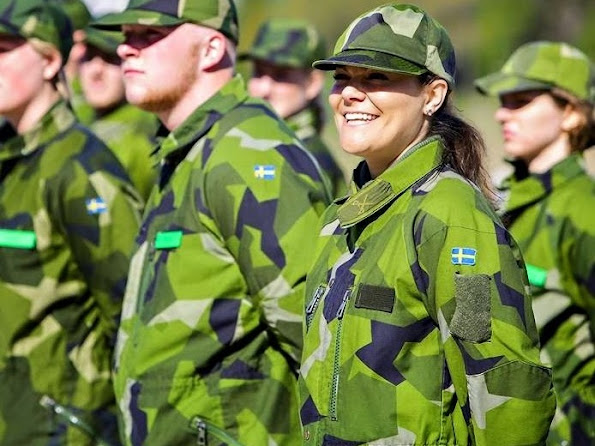 Princess Victoria participated in voluntary military exercises