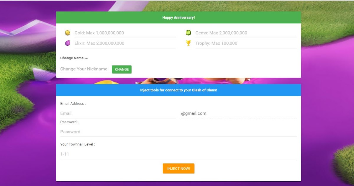 haynia: Download Script Phising Clash Of Clans Terbaru [send mail] Gratis
