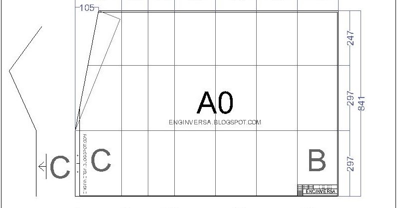Sheet folding A3 , A2, A1 and A0