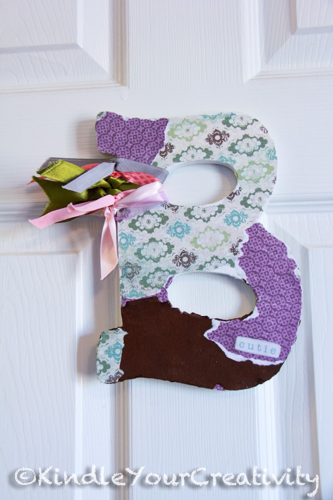 Kindle Your Creativity: DIY Mod Podge Letter