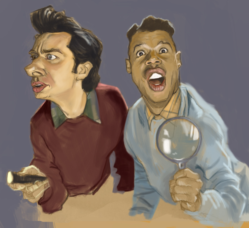 Jason Horning Art: W.I.P. Daydreaming Scrubs