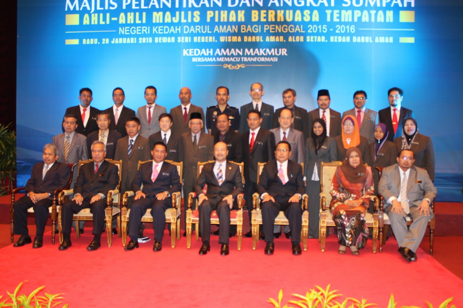 Majlis Perlantikan Ahli Majlis Pihak Berkuasa Tempatan Negeri Kedah ...