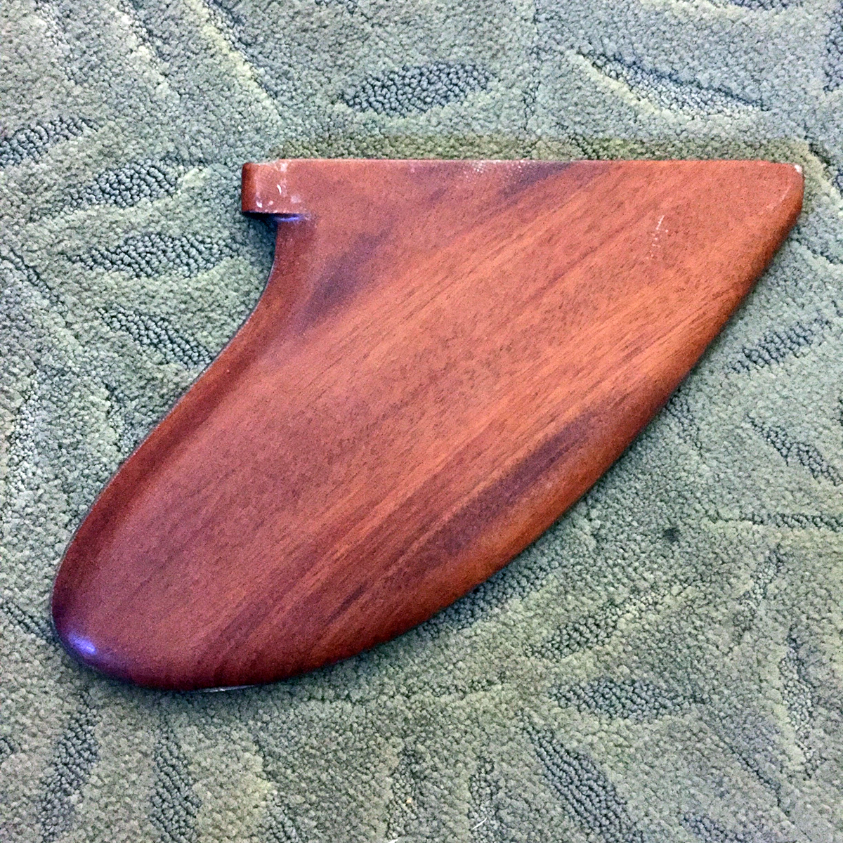 Surfing Heritage & Culture Center: George Downing's Wooden Teak Fin