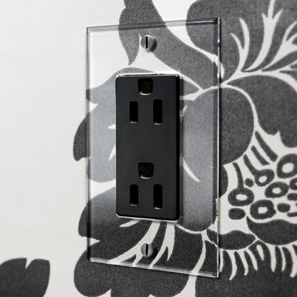 Chet Pourciau Design: Clear Light Switch Plates