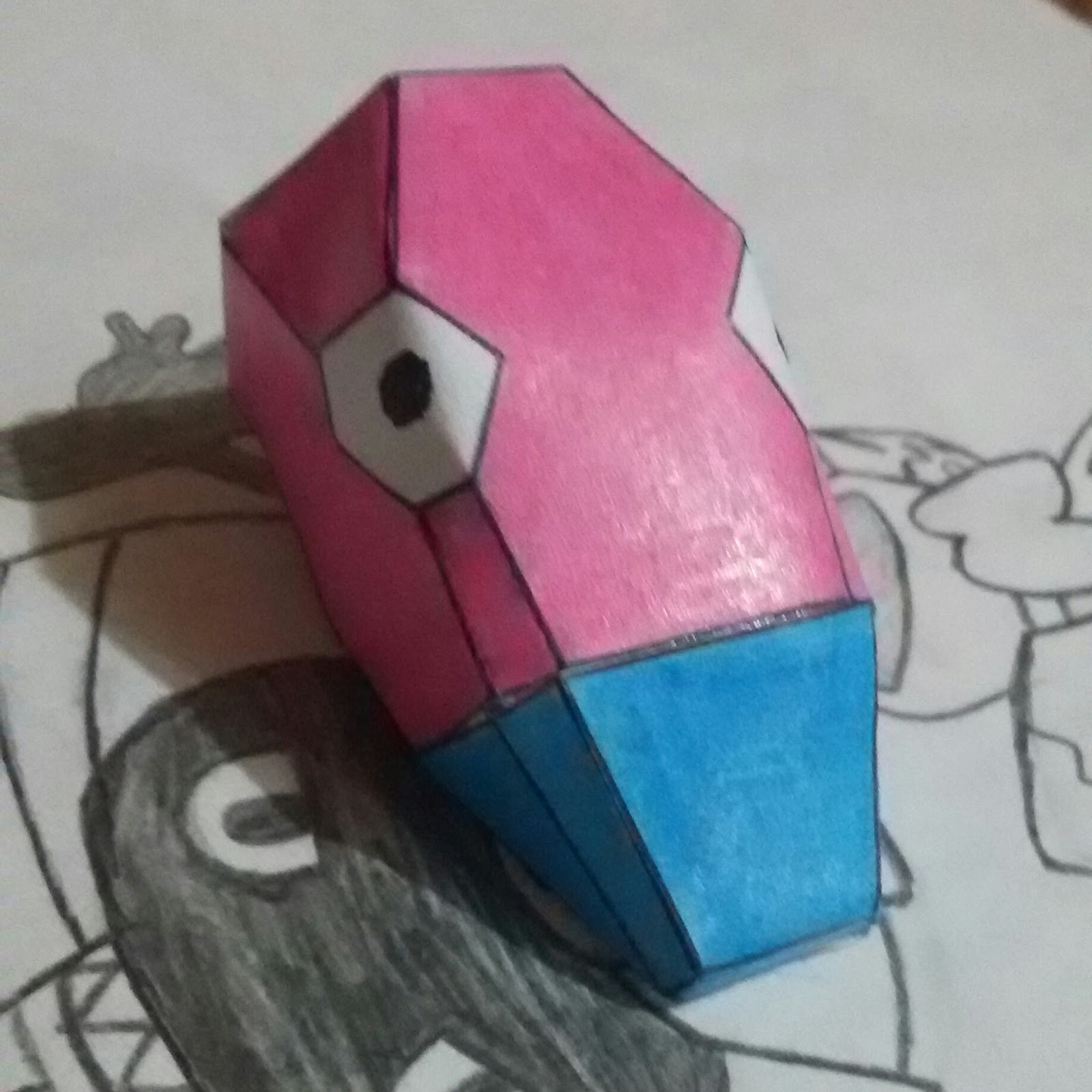 Tutorial Papercraft Porygon 3D