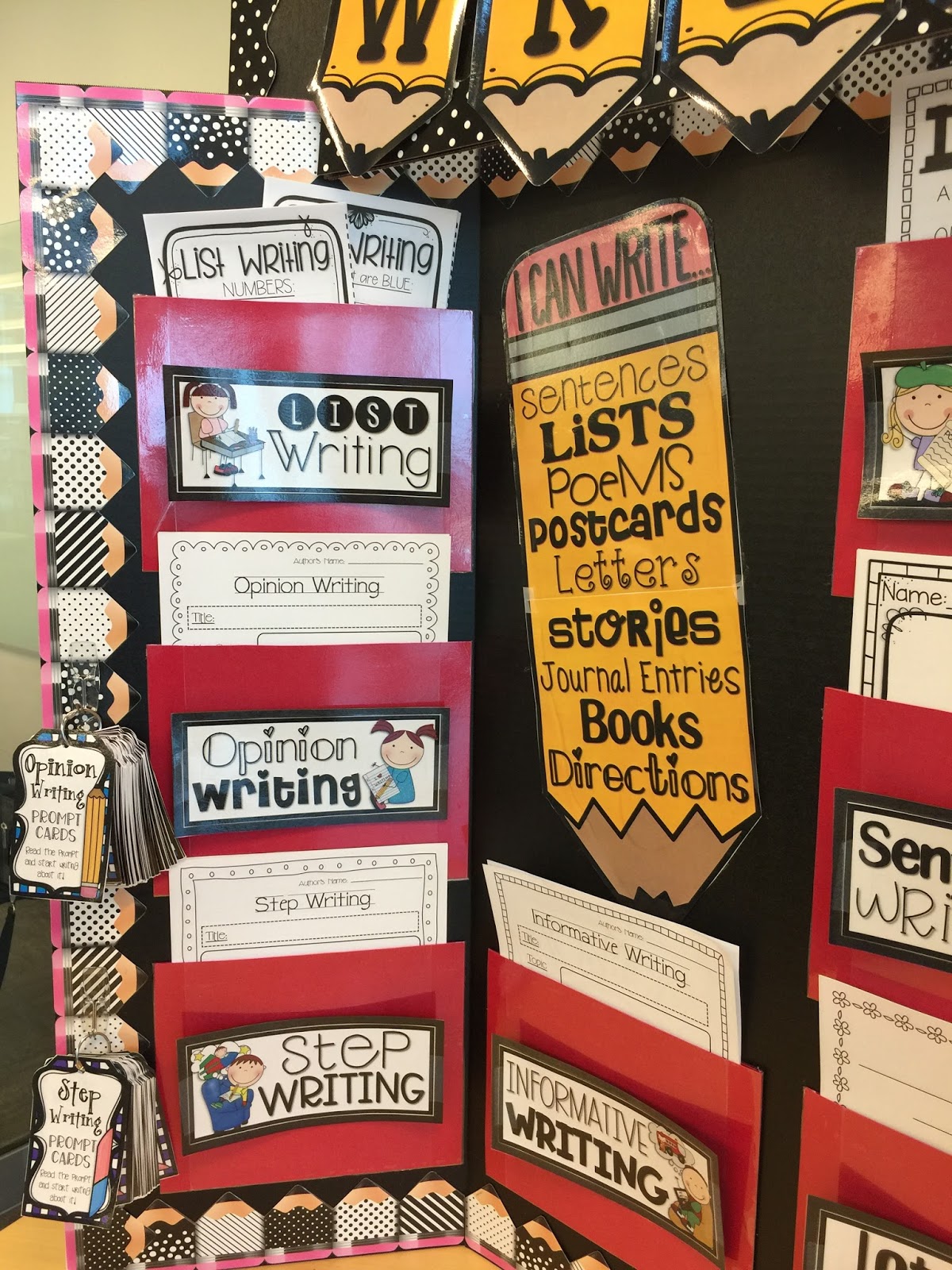 Teaching With Terhune: Writing Center Board with Tons of Activities for ...