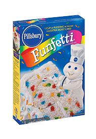 ANNEalysis: Funfetti cake with Rainbow Chip frosting