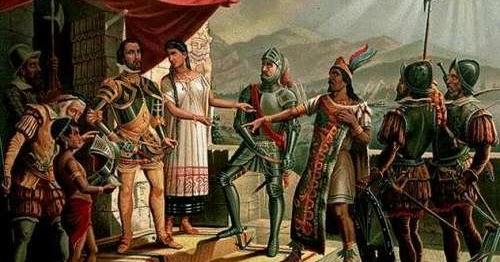 Datos de la Historia: Encuentro entre Hernán Cortés y Moctezuma