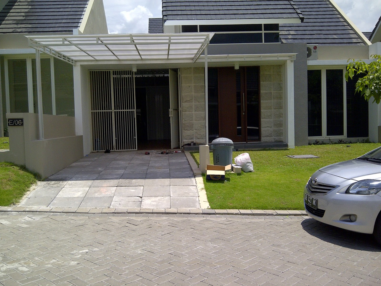 KANOPI MINIMALIS MURAH JOGJA: KANOPY MINIMALIS ATAP POLYCARBONAT