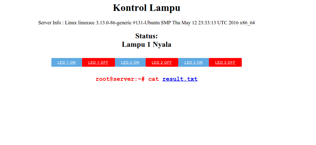 Kontrol Lampu LED Menggunakan PHP dan Arduino - LinuxSec