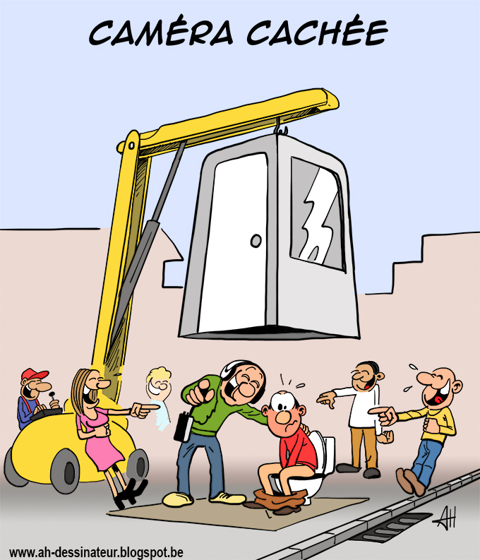 AH dessinateur: Caméra cachée-Wc Book 2015