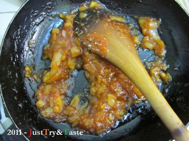 Kreasi Saus Spaghetti (Bagian 1) - Homemade Pizza Sayur: Terung, Jamur ...