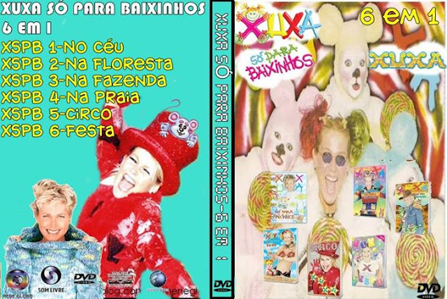 Universo Xuxa: Capas dos DVD - Xuxa Só Para Baixinhos (7 em 1)