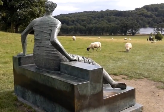 MAKING A MARK: A new location for Henry Moore's "Old Flo" in the East End