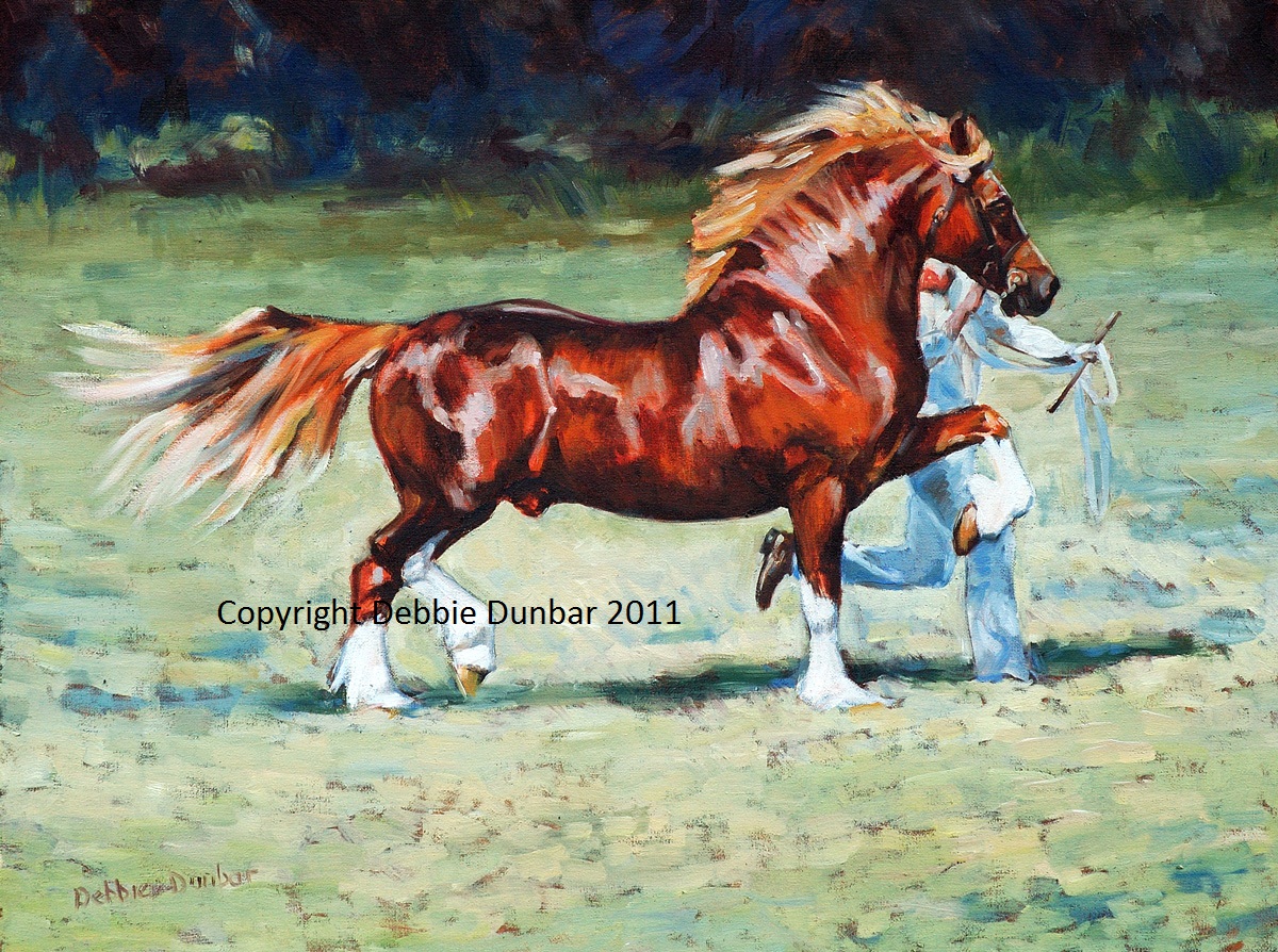 Debbie Dunbar Art: Lampeter Stallion Show and Barley Saturday