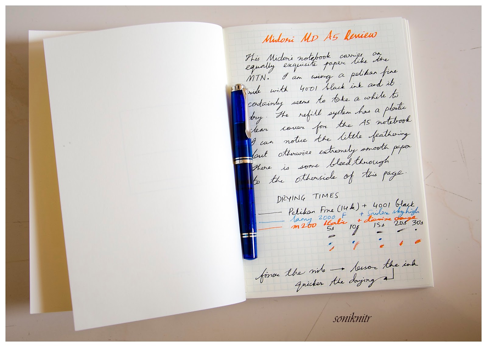 The Silent Cartographer: Midori MD Notebook Review (A5)
