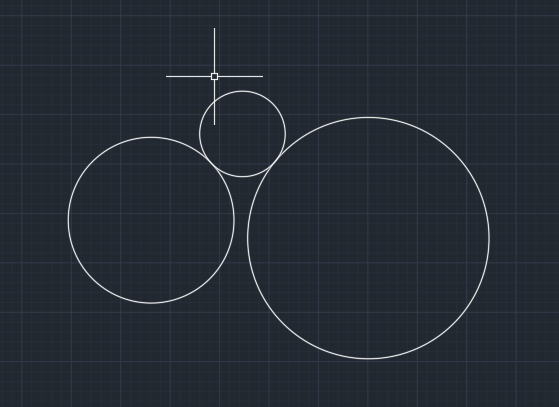 BroodaCAD: Draw a circle tangent to two other circle in AutoCAD