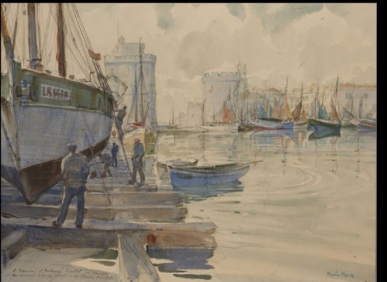 historic-marine-france: Marin-Marie ( 1901-1987)peintre officiel de la ...