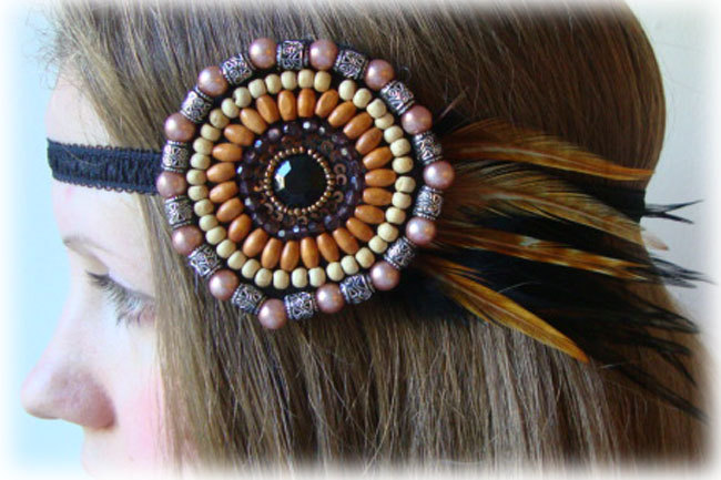 Diademas de moda con cuentas ~ Belleza y Peinados