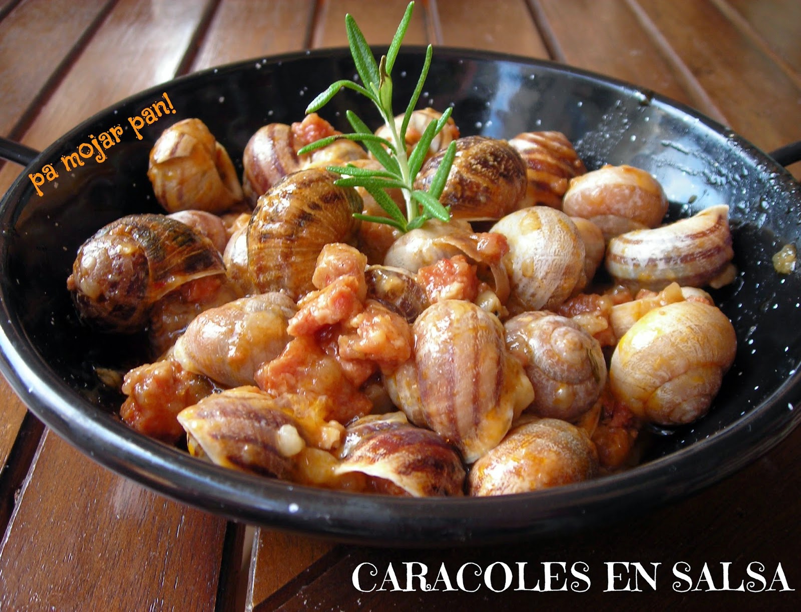pa mojar pan!: Caracoles en salsa